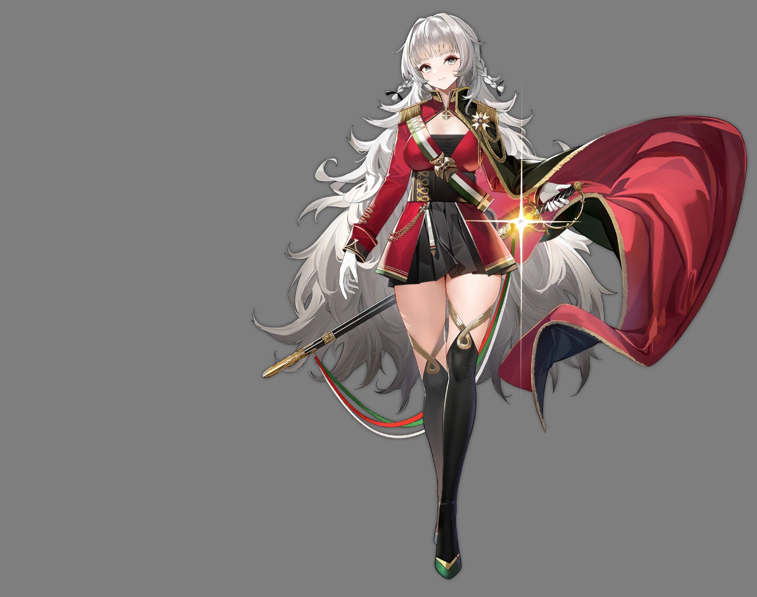 yunsang azur lane vittorio veneto (azur lane) stockings sword thighhighs transparent png uniform ...